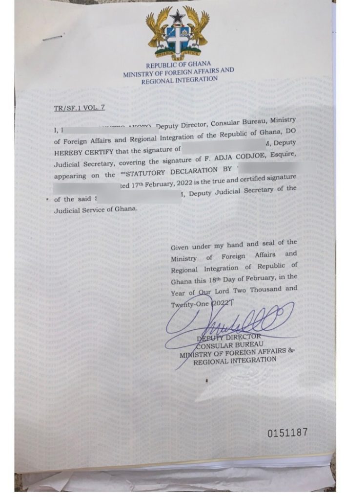 Authentication Of Documents From Chinese Embassy In Ghana